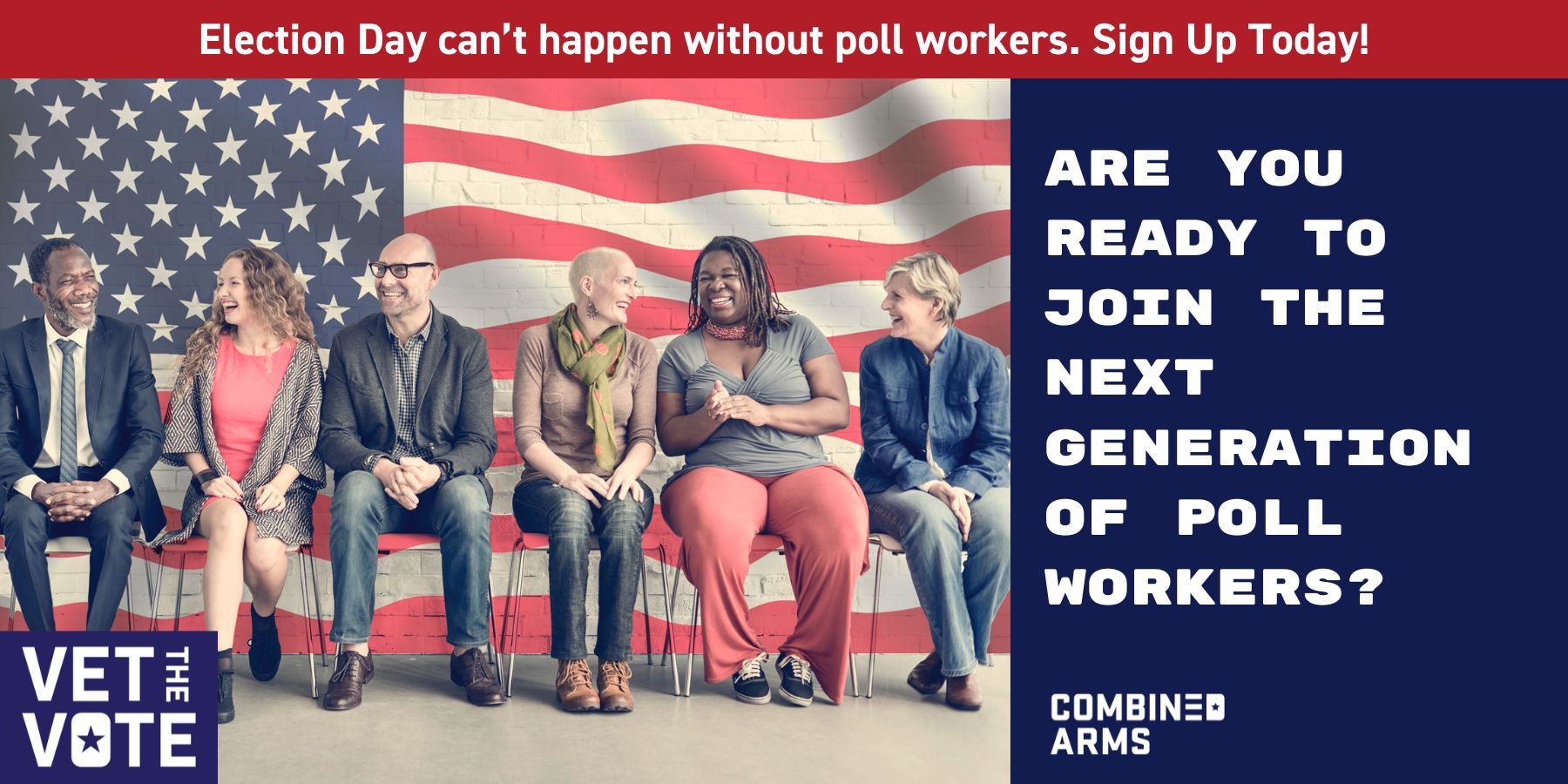 Combined Arms Joins "Vet The Vote" To Impact Poll Worker Shortage
